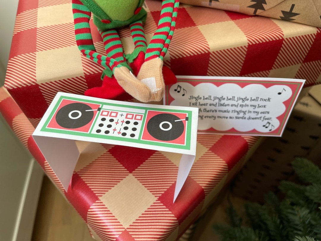 Elf Sized DJ Booth Printable for Christmas - Etsy