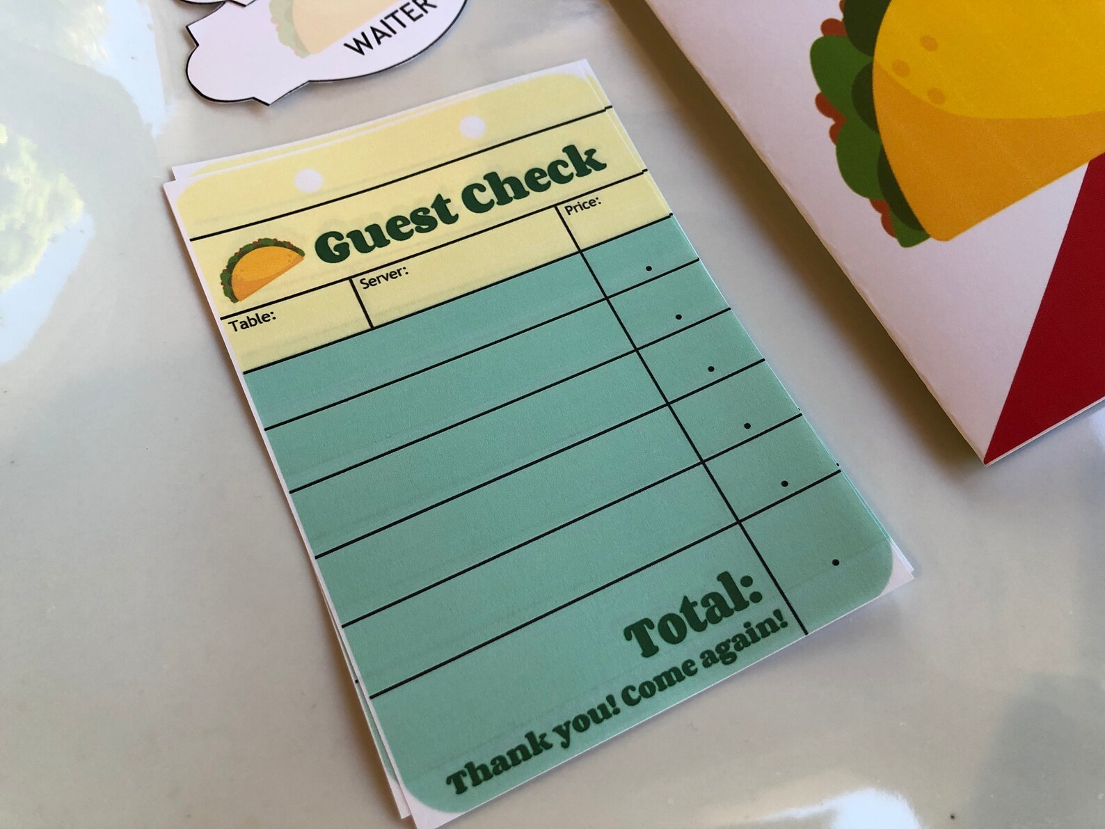 Play Restaurant Printables Tacos/mexican Restaurant - Etsy