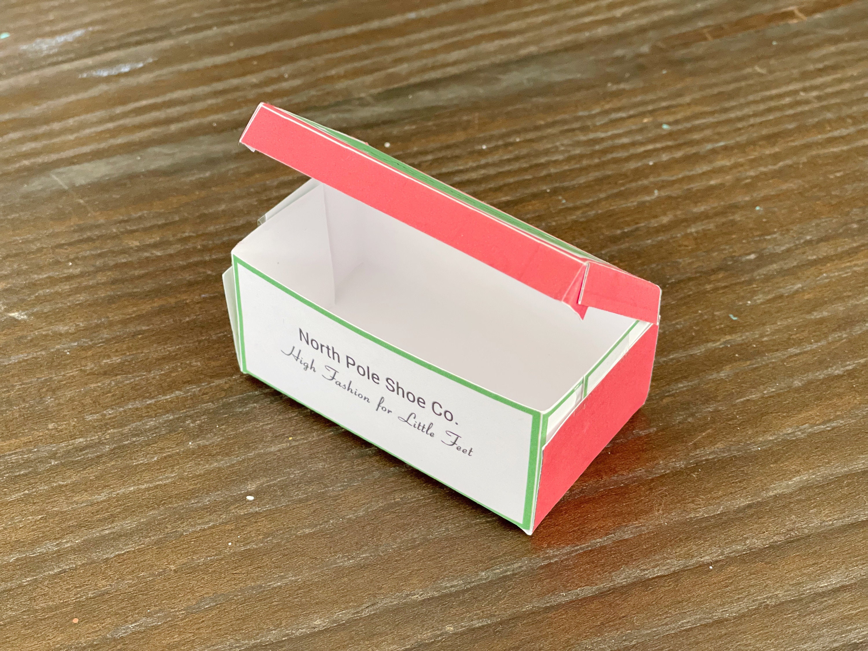 Printable Elf Sized Shoe Box - Instant Download - Etsy