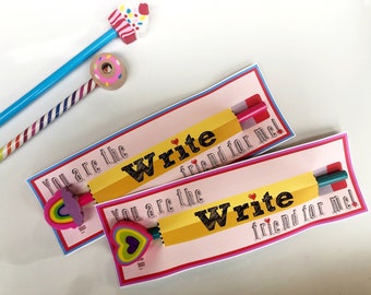 Instant Download Printable Valentine Cards for Kids, School Valentine ...