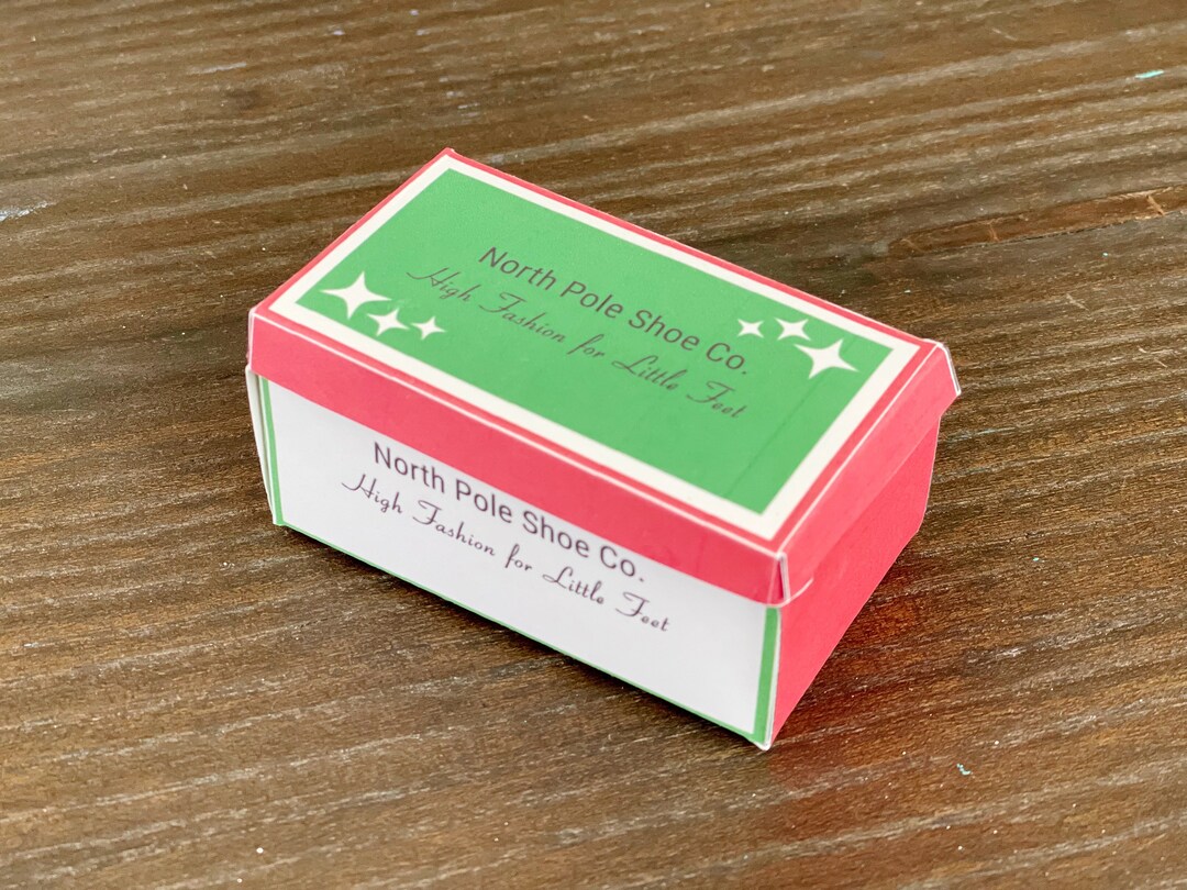 Printable Elf Sized Shoe Box - Instant Download - Etsy