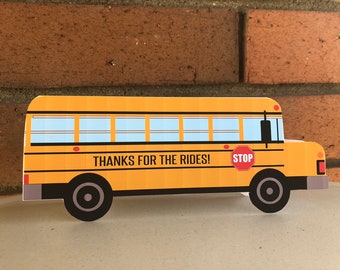 Crossing Guard or Bus Driver Printable Thank You Card - Etsy