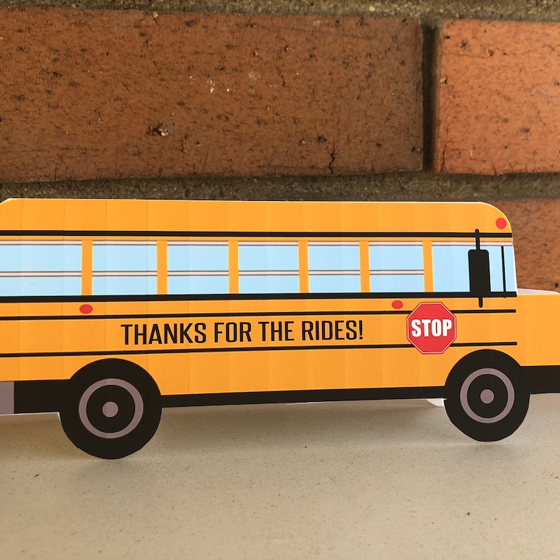 Bus Driver Thank You - Etsy