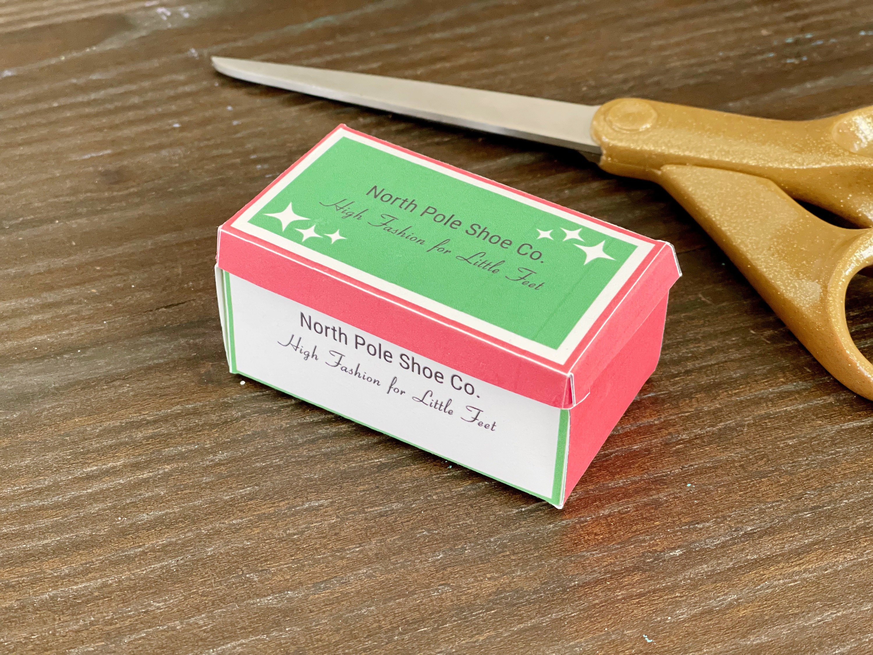 Printable Elf Sized Shoe Box - Instant Download - Etsy