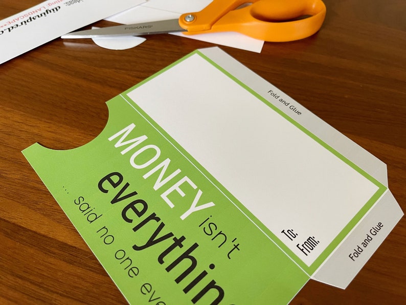 Funny Money Holder Envelope – Printable Gift Cash Card (PDF) - Etsy
