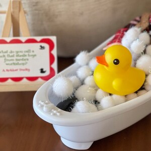 Elf Sized Bathtub, Rubber Duck and Elf Props, Elf Arrival Deluxe Elf ...