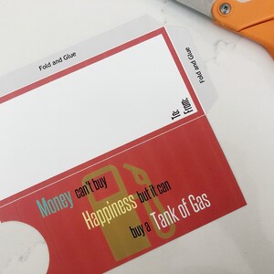 Gas Money - Cash Money Envelope Printable - Etsy