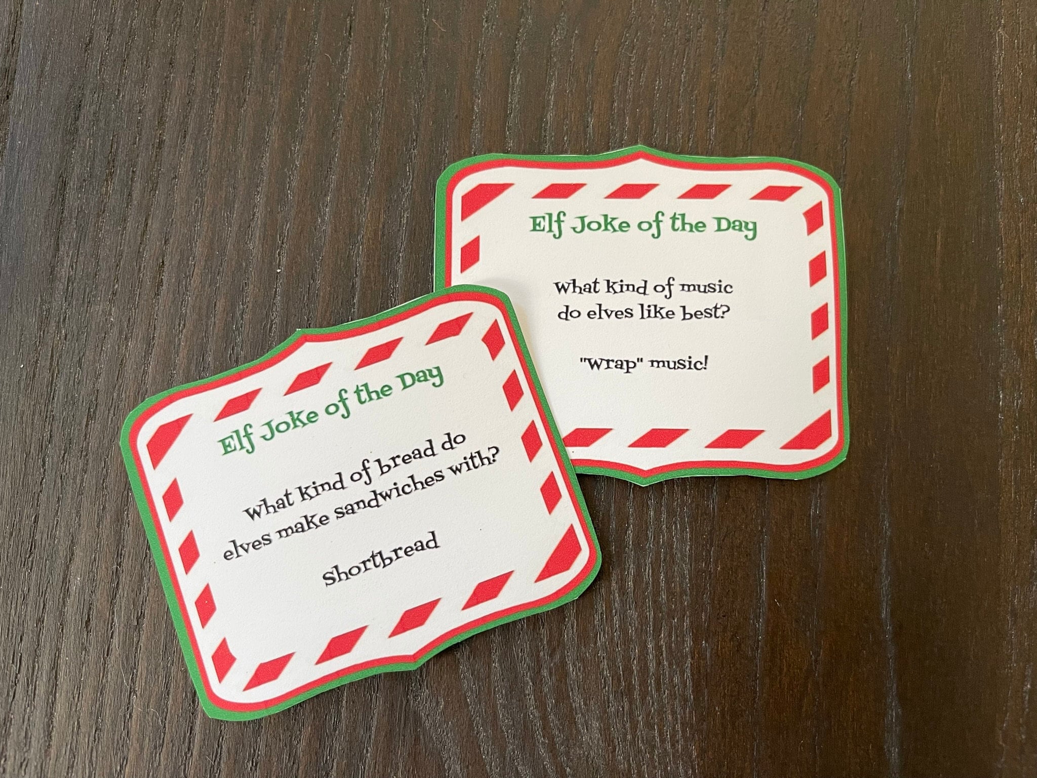 12 Printable Elf Jokes of the Day Volume 1 | Etsy