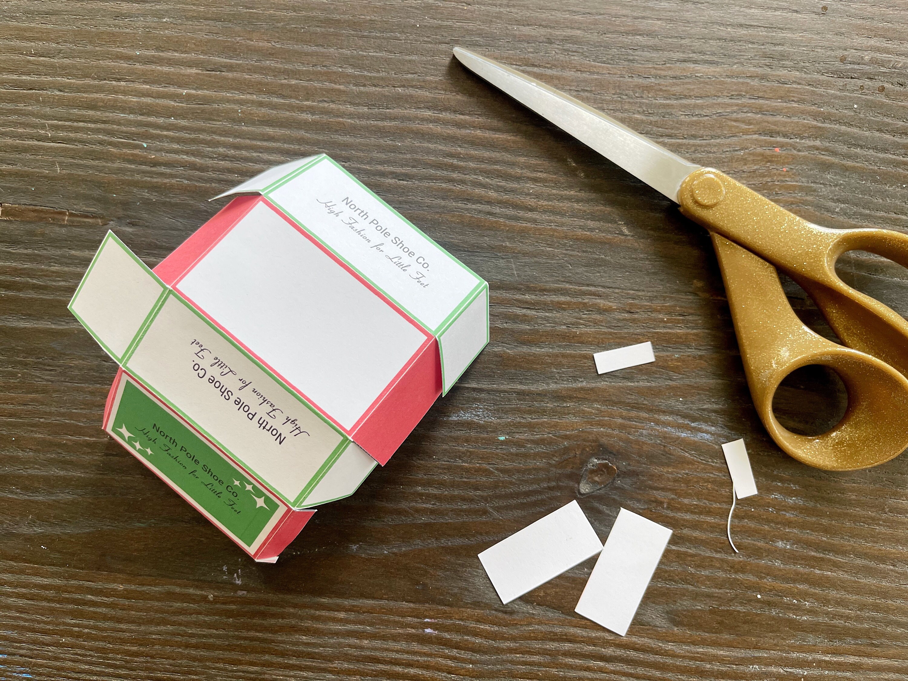 Printable Elf Sized Shoe Box Instant Download - Etsy