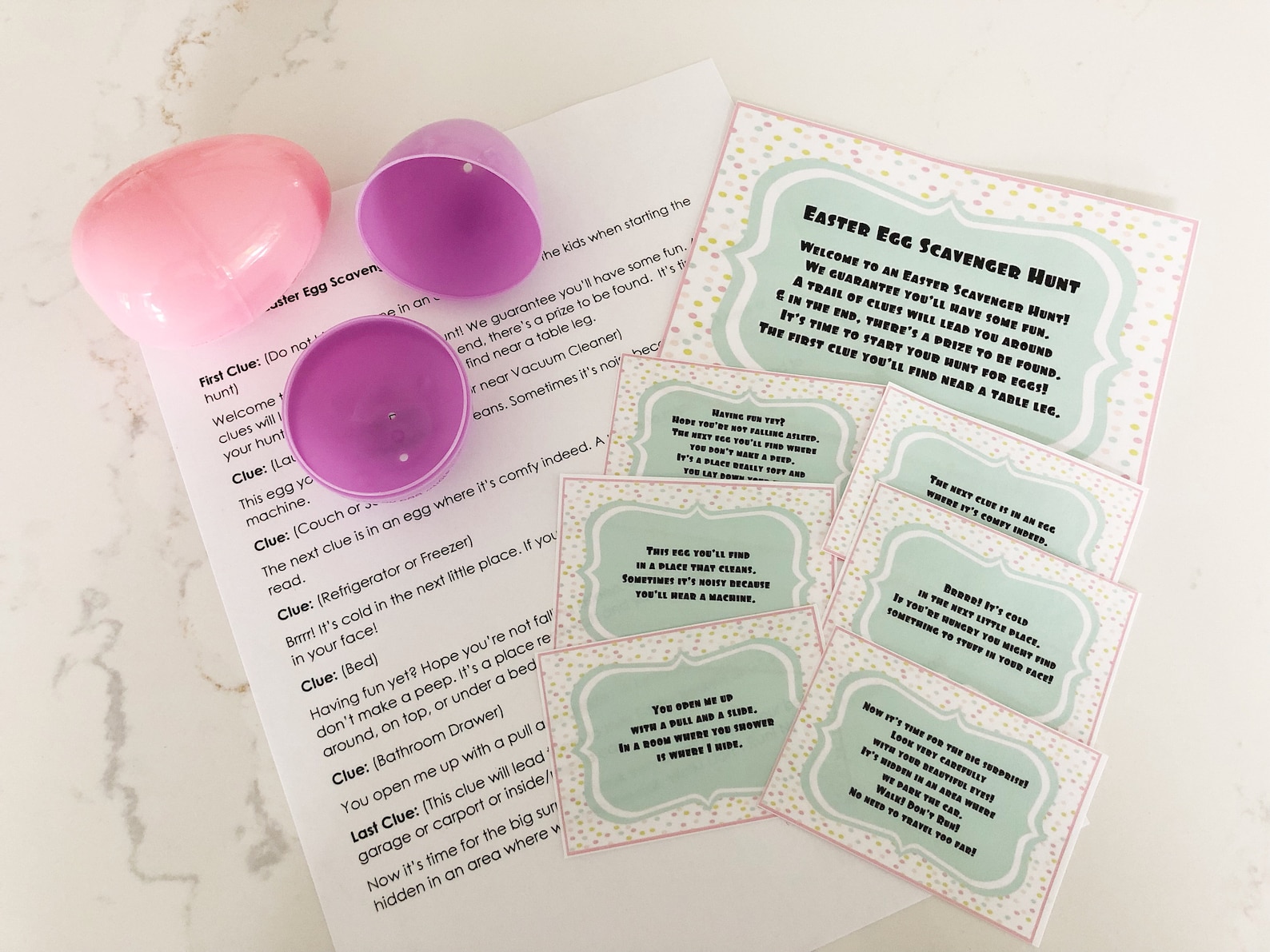 Easter Egg Scavenger Hunt Printables - Etsy