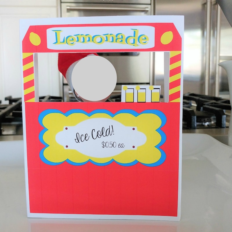 Printable Elf on the Shelf Lemonade Stand - Etsy