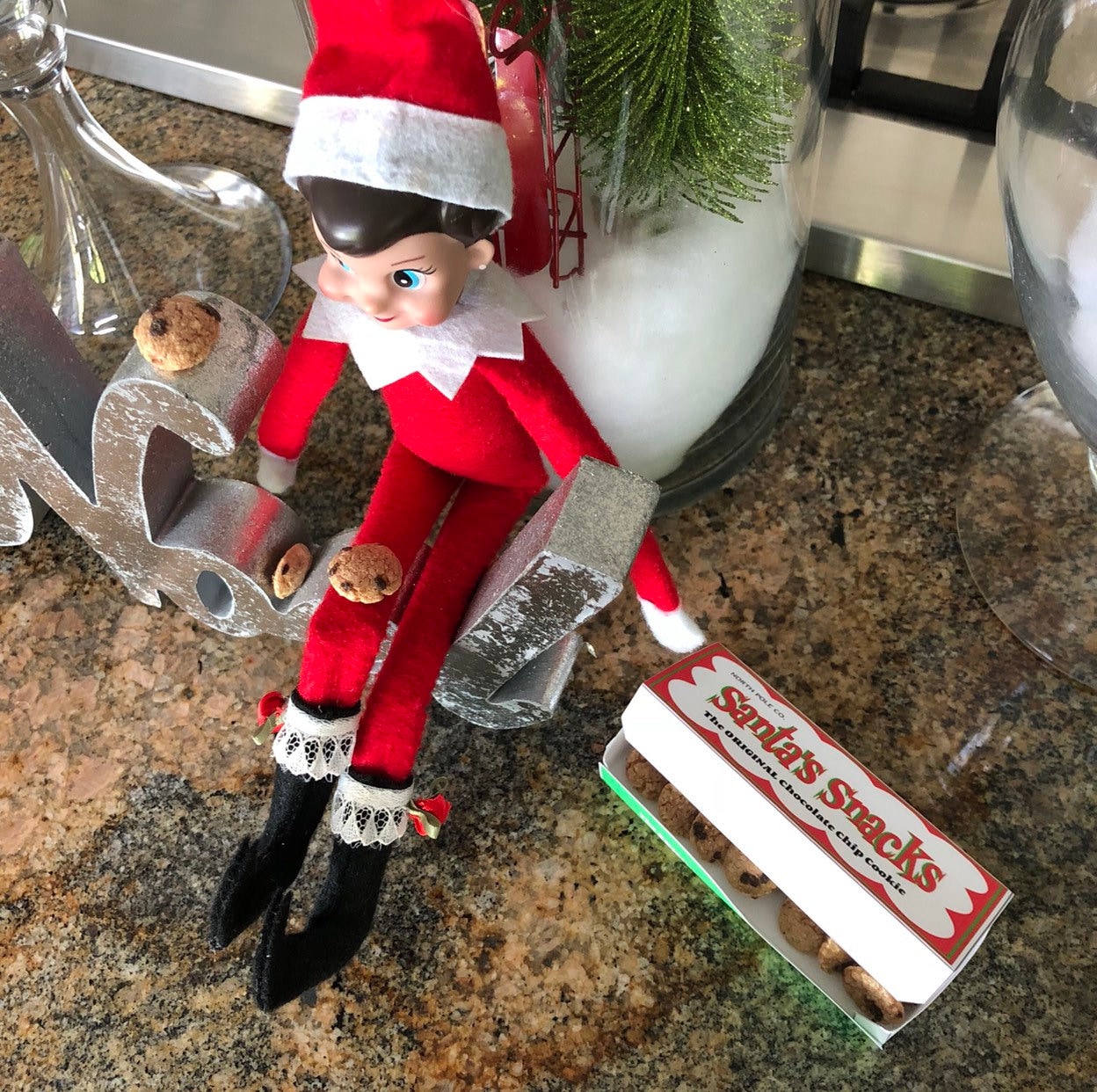 Elf Cookie Box Printable - Etsy