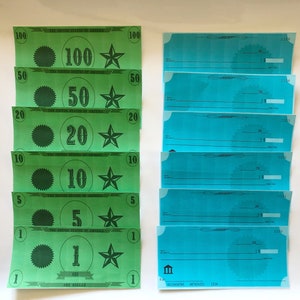 Pink Play Wallet Printable With Play Cards, Play Money, Play Checks ...