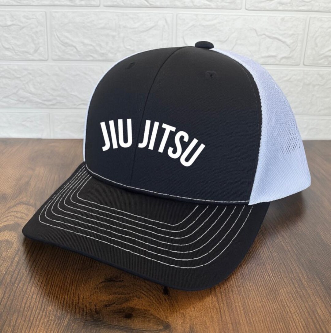 Bjj Jiu Jitsu Black Trucker Cap Hat - Etsy