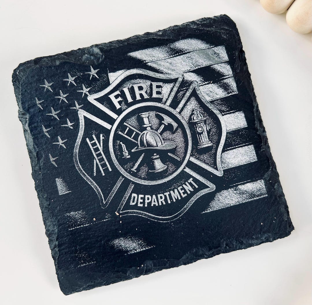 Fire Department Appreciation Gift Firefighter Gift Laser Engraved ...