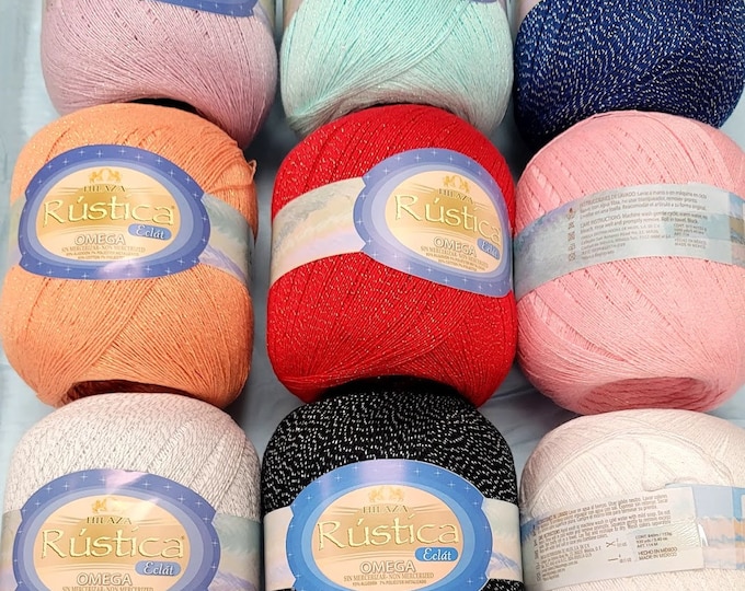 Omega Hilaza Rustica Eclat in White With Gold Silver or Iridescent - Etsy