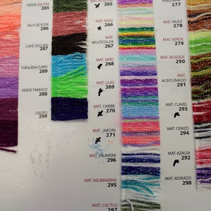 Hilo Omega Crystal Omegacrys 100gr. Crystal Thread Various Colors Set 1 ...