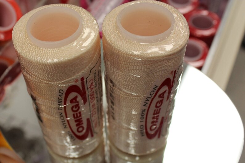 Omega Nylon 2 Crochet Nylon Thread Various Colors to Choose - Etsy