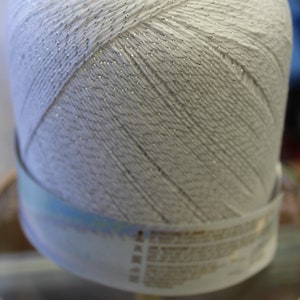 Omega Hilaza Rustica Eclat in White With Gold Silver or Iridescent - Etsy