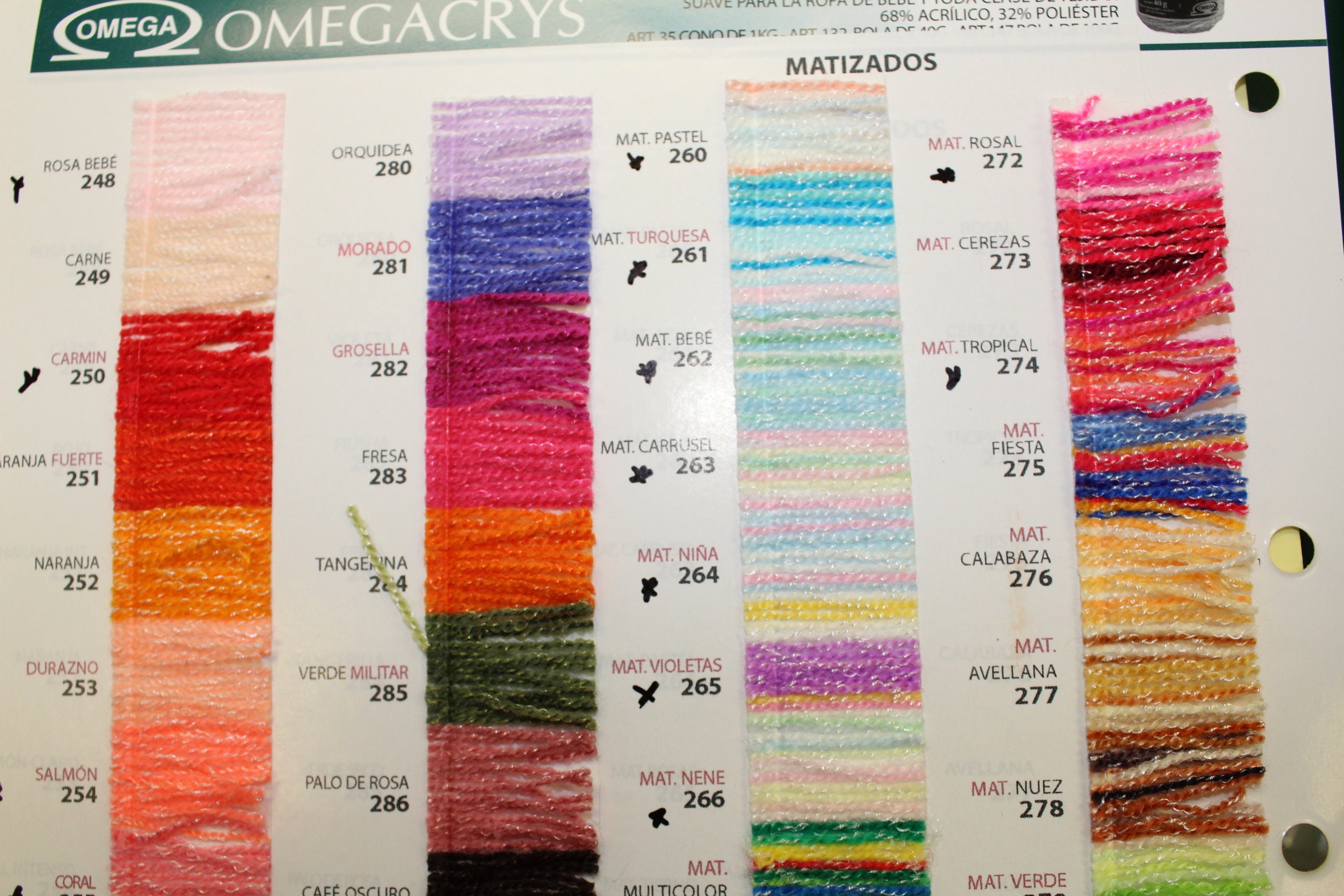 Hilo Omega Crystal Omegacrys 100gr. Crystal Thread Various | Etsy