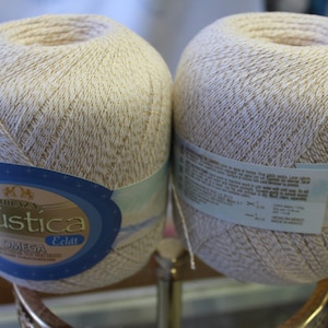 Omega Hilaza Rustica Eclat in White With Gold Silver or Iridescent - Etsy