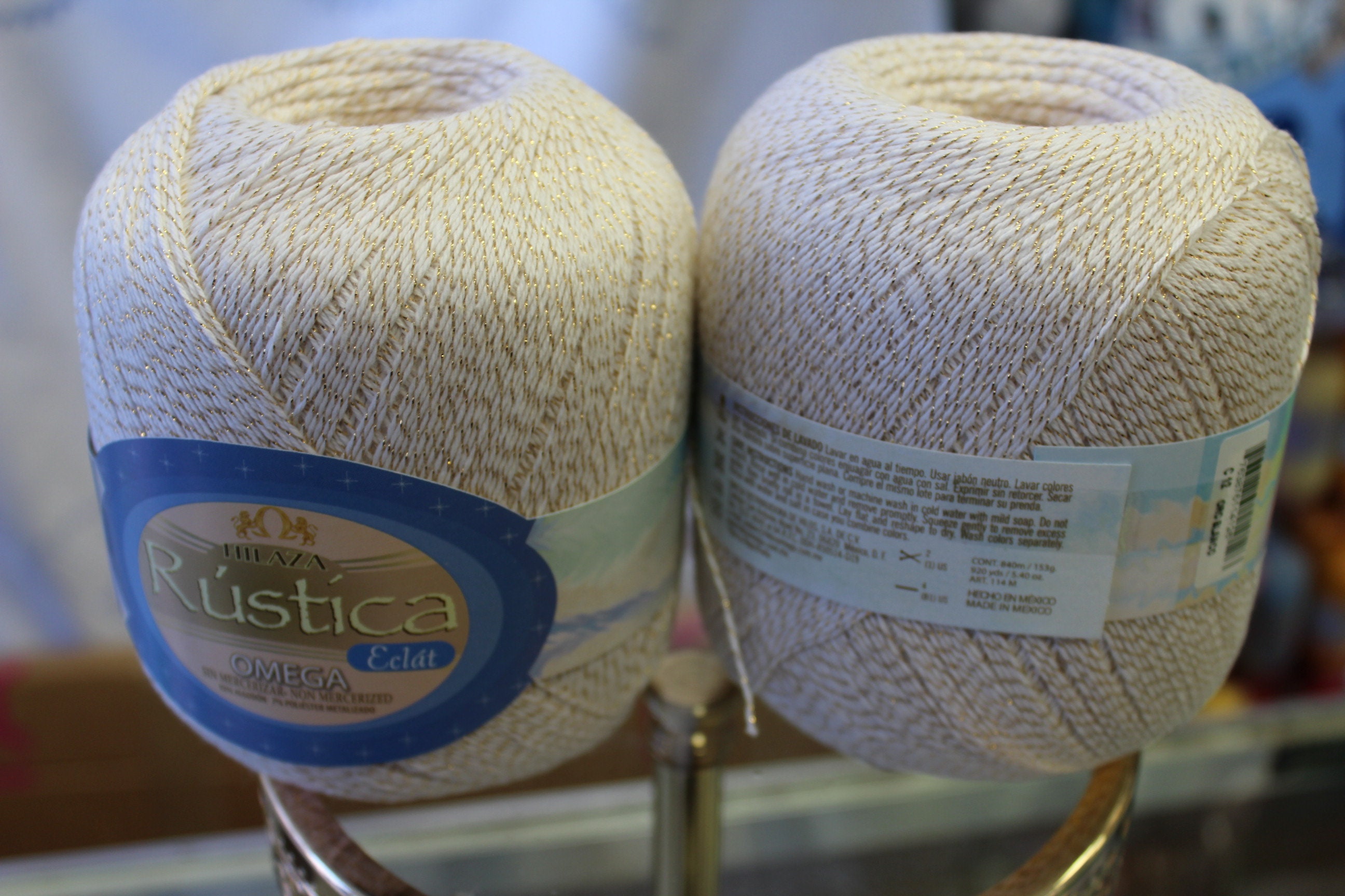 Omega Hilaza Rustica Eclat en blanco con plata dorada o | Etsy