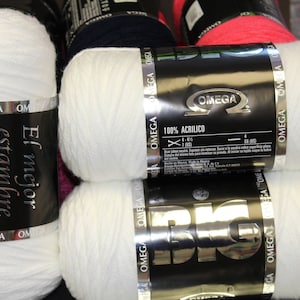 Omega Big Yarn Various Colors Set #1 Estambre Omega Big - Etsy