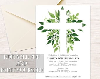 Cross invitations | Etsy