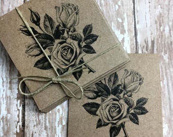 Rustic Note Cards | Etsy