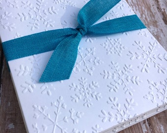 Snowflake Note Cards | Etsy