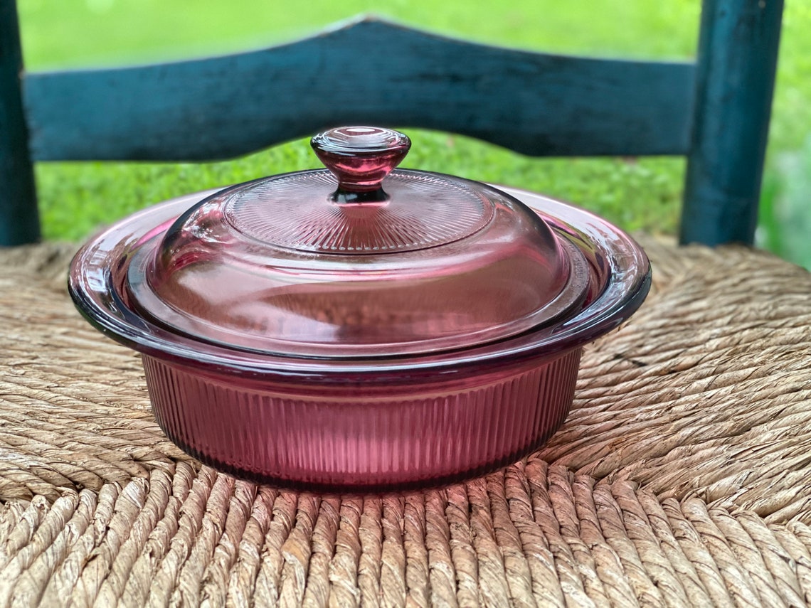 VISIONS Cookware in Cranberry 24oz V-30-B Corning USA - Etsy