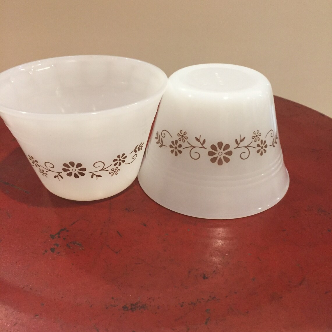 Custard Cups Dynaware Pyr-o-rey Vintagemilk Glass - Etsy