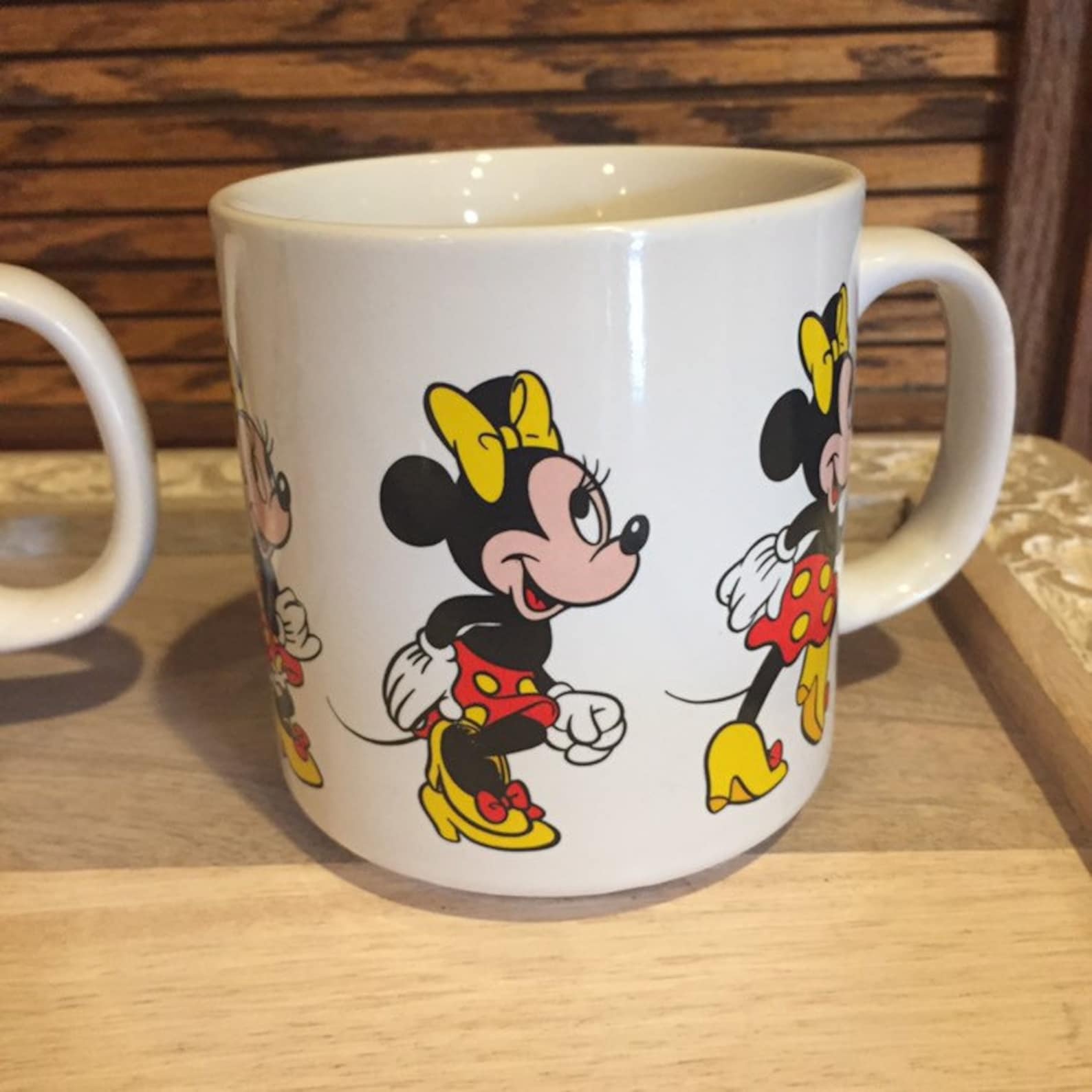 Disney Coffee Mugs Mickey Mouse & Minnie Mouse VTG 1990's Made in Korea ...