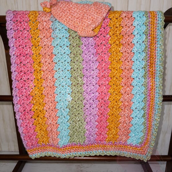 Color Baby Blanket - Etsy