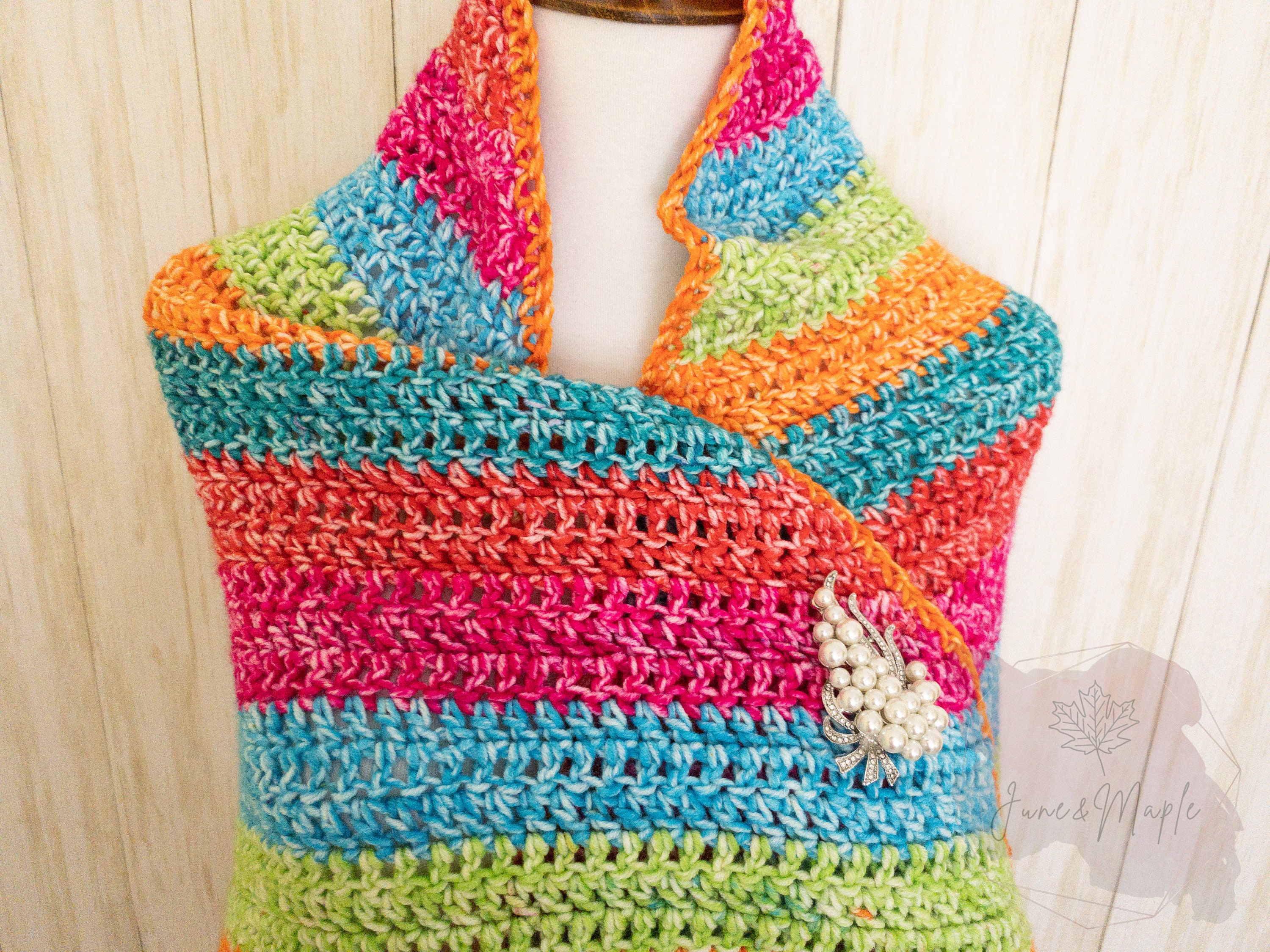 Rainbow Ombre Crochet Shawl, Rainbow Crochet Wrap, Handmade Shawl ...