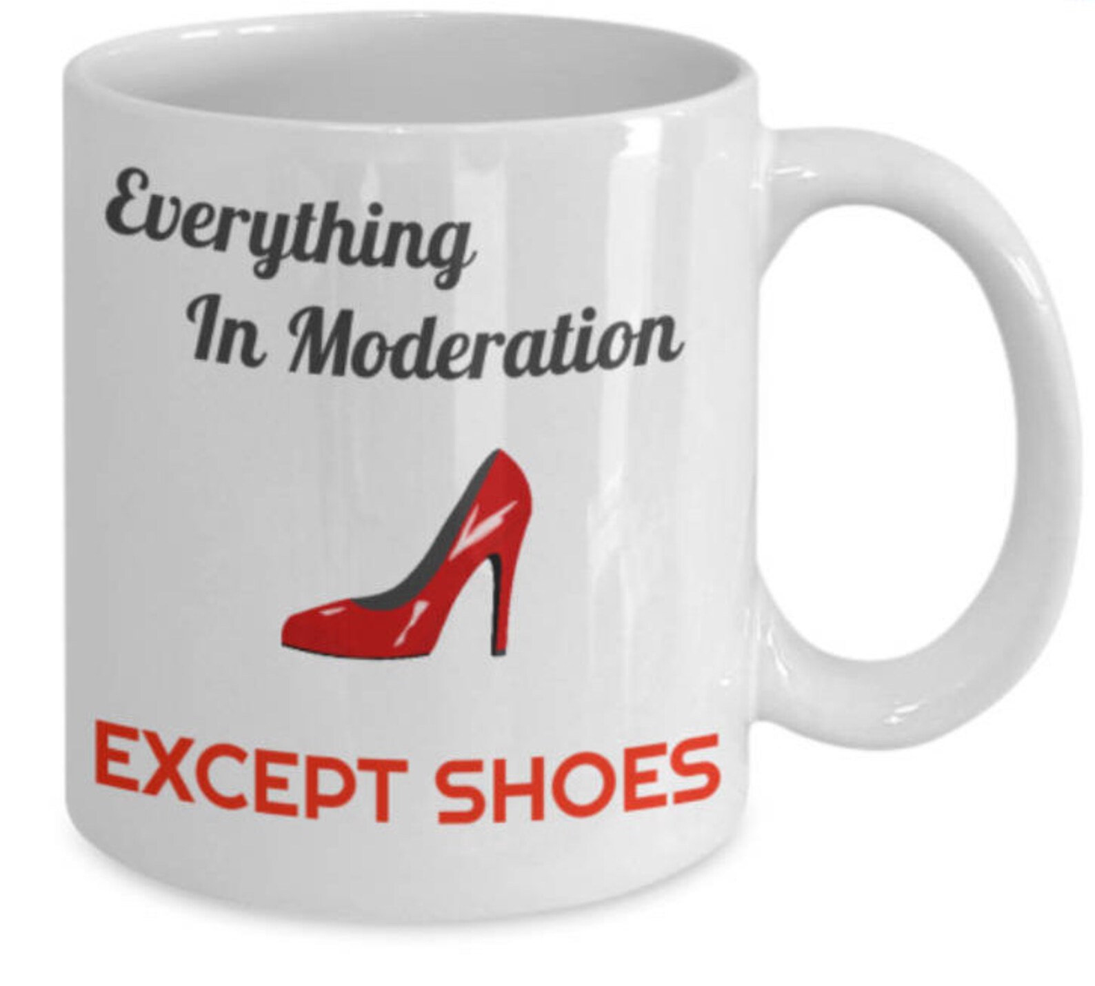 Gift Idea For A Shoe Lover Funny Mugs For Women Ceramic | Etsy