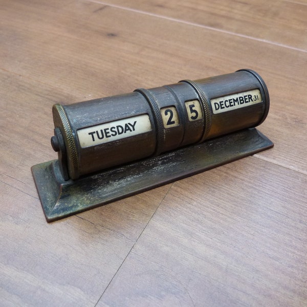 Brass Perpetual Calendar - Etsy