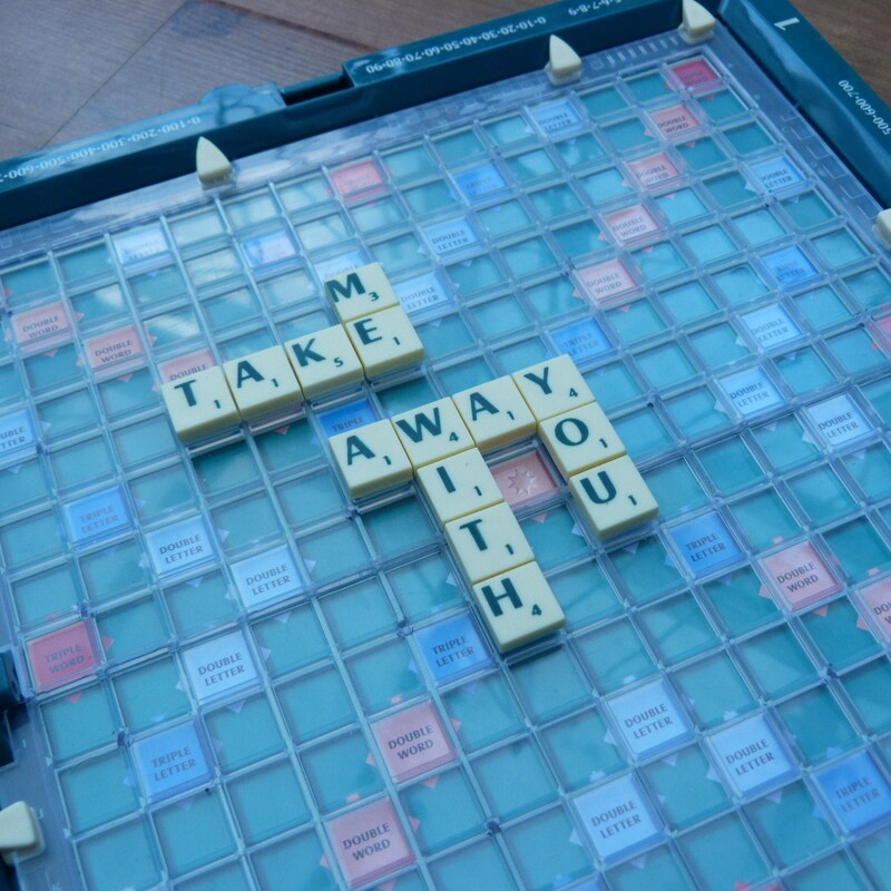 Travel Scrabble Game - Etsy
