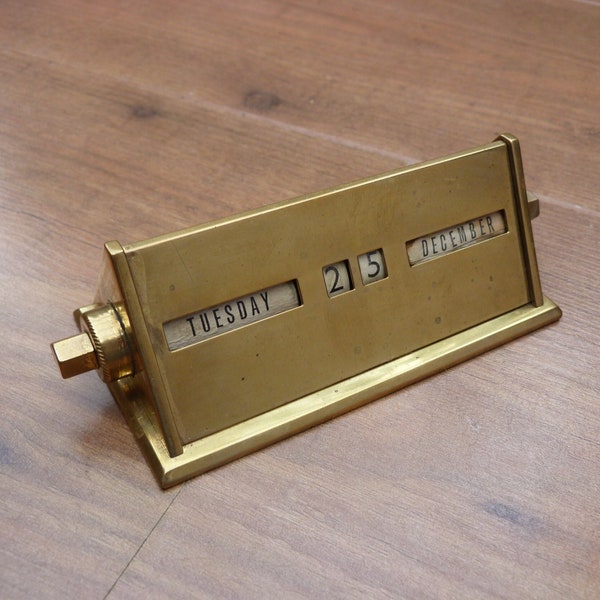 Brass Perpetual Calendar - Etsy