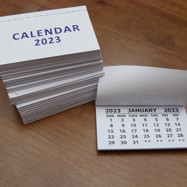 Tear off Calendar - Etsy