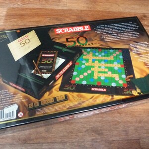 SEALED Scrabble 50th Anniversary Limited Edition Special Set, Complete ...