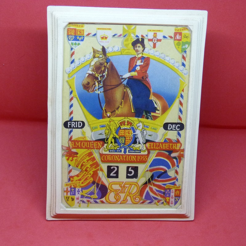 Vintage 1953 Calendar - Etsy UK