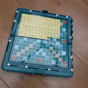 Vintage Pocket Scrabble Magnetic Set Hard Plastic Folding - Etsy UK