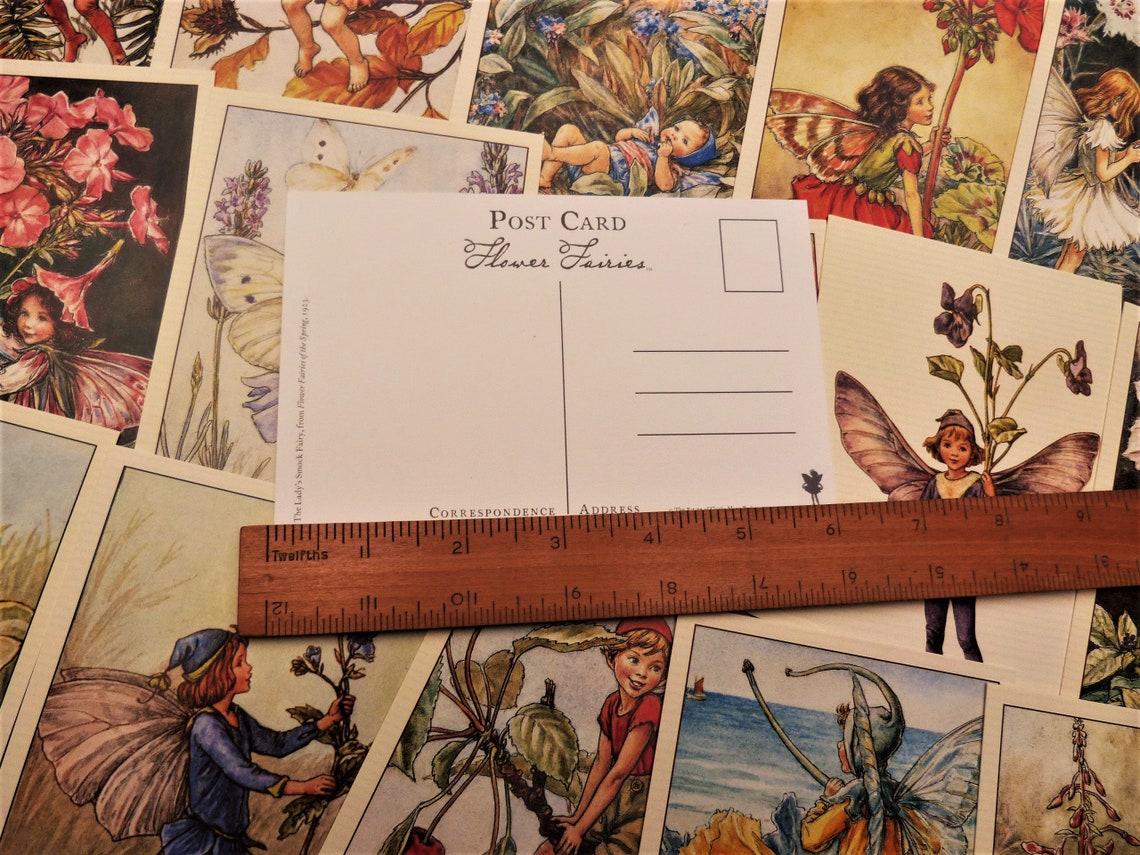 Flower Fairy Postcards Packs of 4 12 24 or 36 Illustrations by Cicely ...