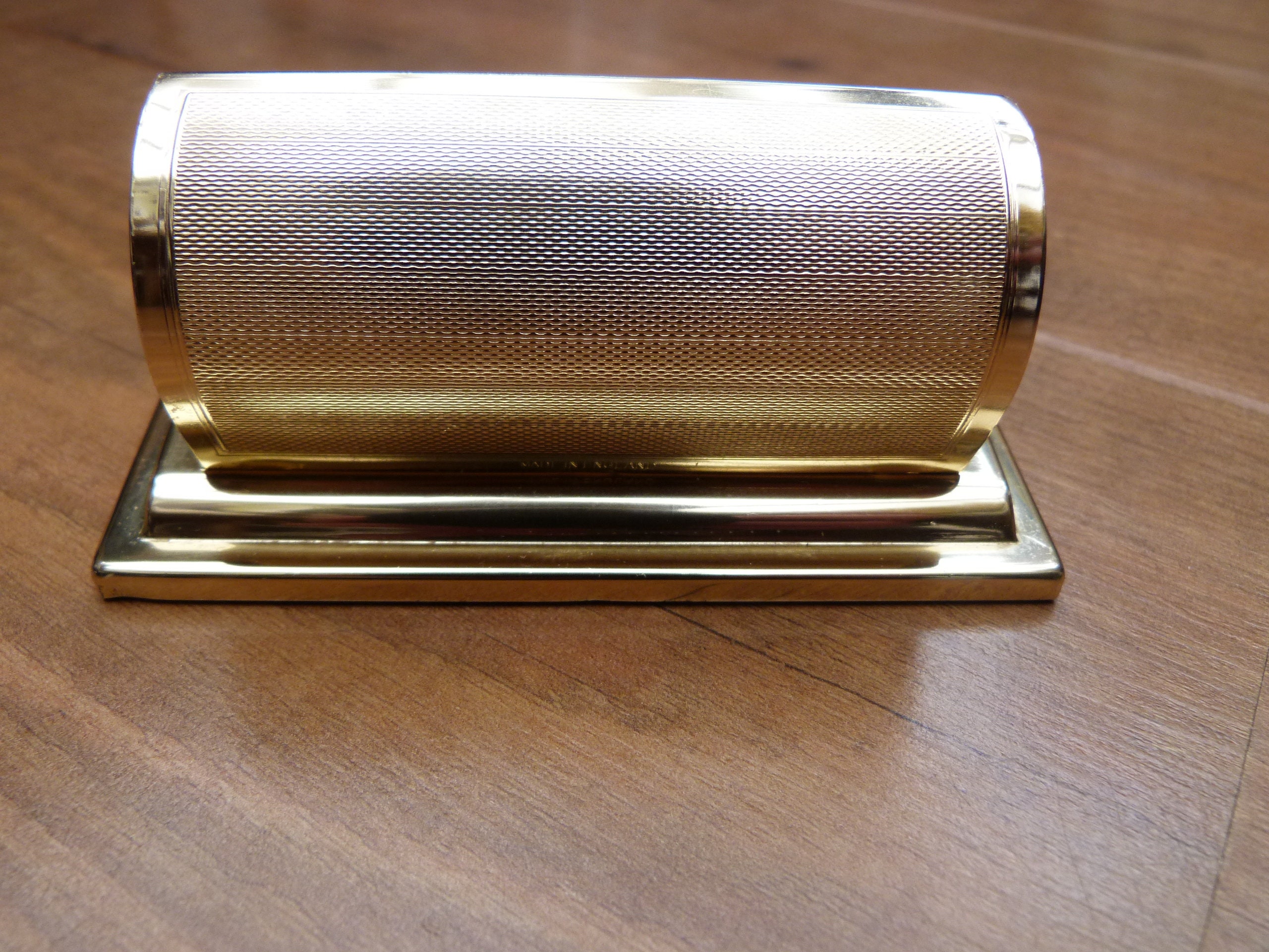 Vintage Perpetual Calendar Desk Calendar Gold Colour Shiny - Etsy