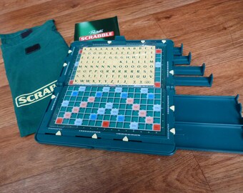 Vintage 1966 SCRABBLE - Travel Edition Scrabble Game - Complete - Etsy