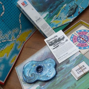 Vintage Bermuda Triangle Board Game MB Games Sinister Mystery Cloud ...