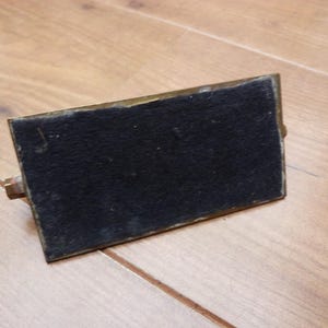 Vintage Perpetual Calendar Triangular Shape Heavy Brassy Metal Desk ...