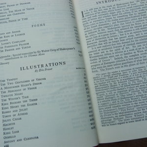 Tudor Edition of William Shakespeare Complete Works Illustrated Vintage ...