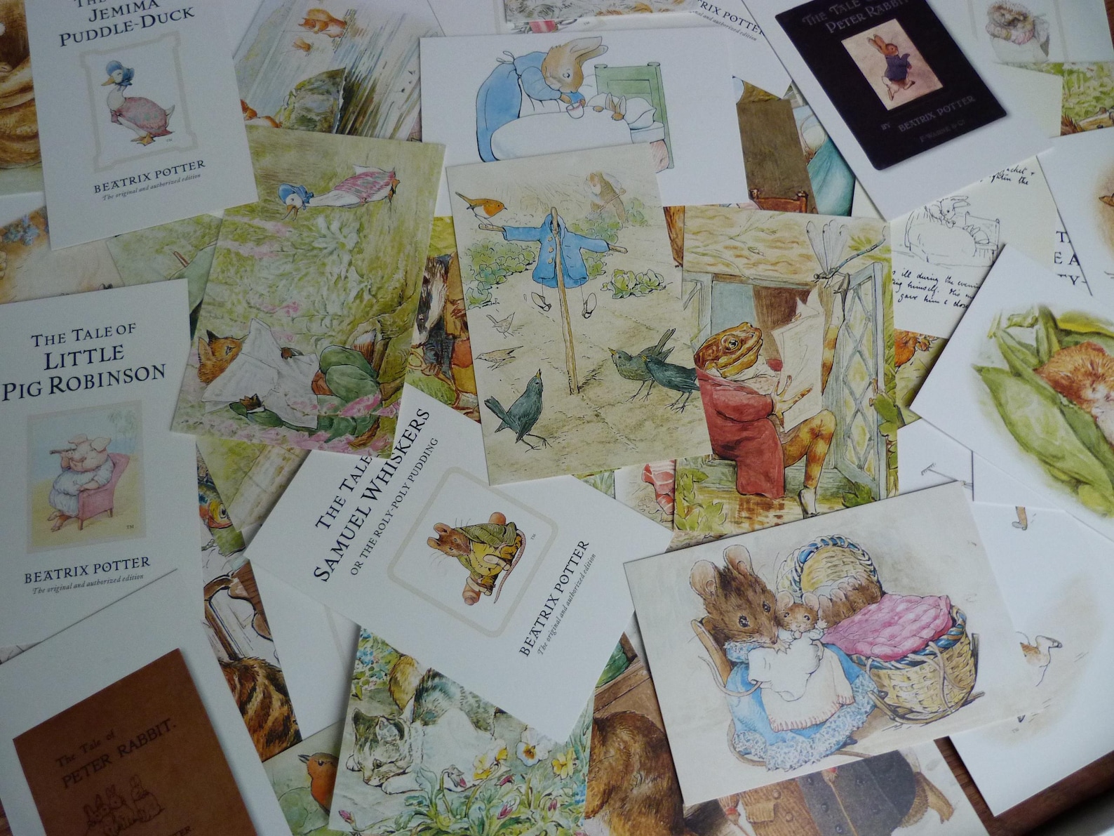 Beatrix Potter Postcards the World of Peter Rabbit Packs of 4 ,12, 24 ...